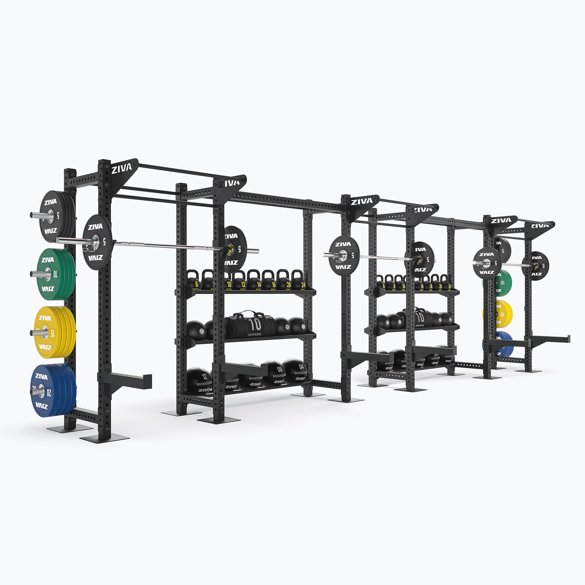 XP FREE STANDING SPACE SAVER RACKS - ZIVA