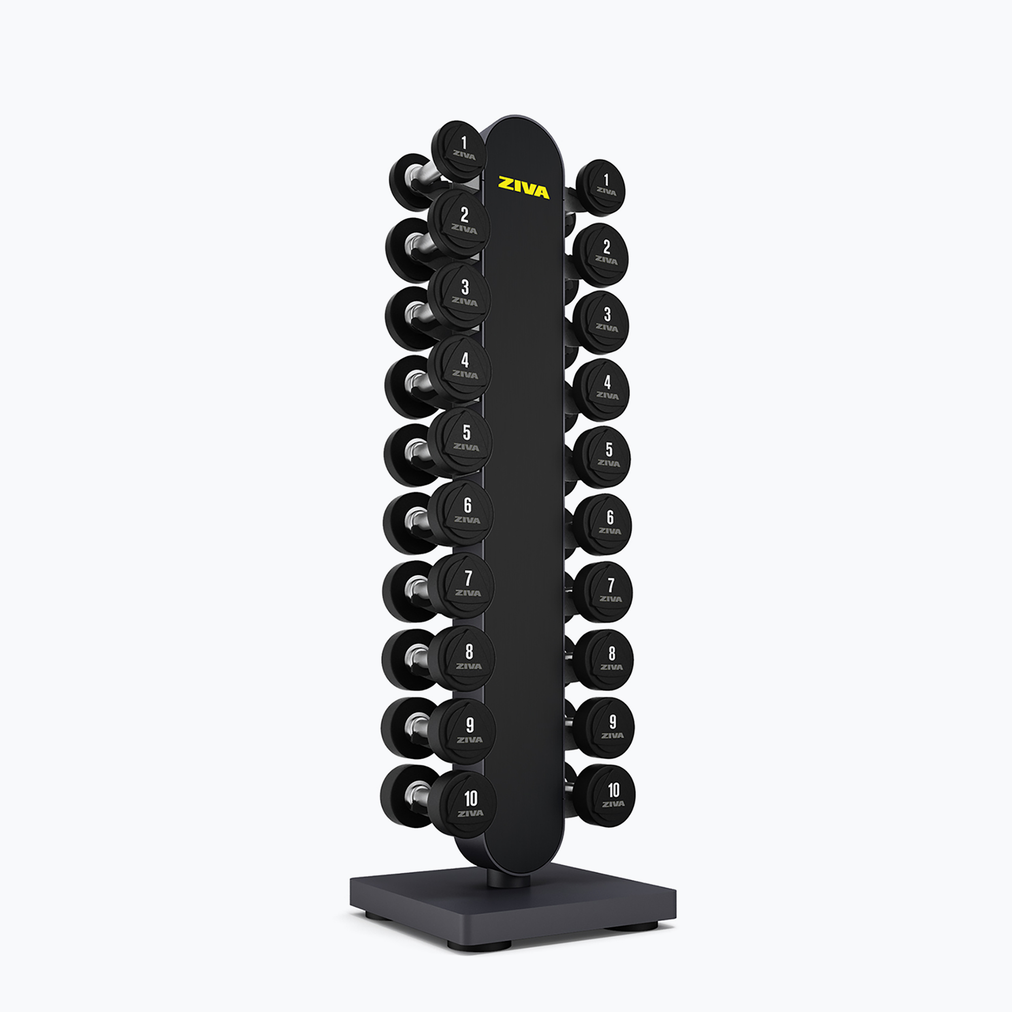 EX 1-10KG VERTICAL STUDIO DUMBBELL RACK 2.0 - ZIVA
